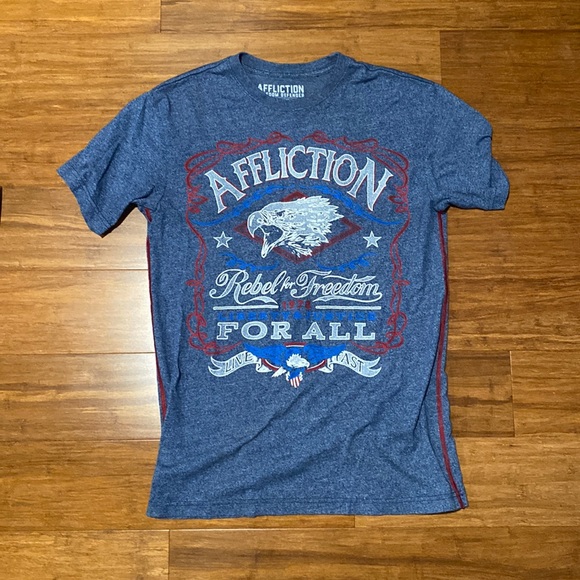 Affliction | Shirts | Mens Affliction Freedom Defender Tshirt | Poshmark